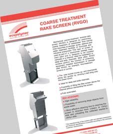 RVGO coarse treatment rake screen